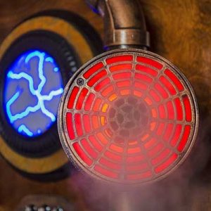 Our Vintage Steampunk Wedding Time Machine Photo Booth Rental