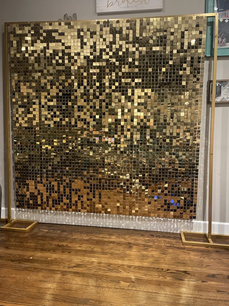 Gold Sequin Backdrop/Wall - Eventlyst